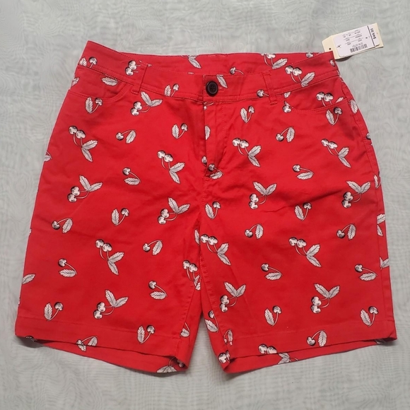 CJ Banks | Shorts | Nwt Christopher Banks Cherry Print Shorts | Poshmark